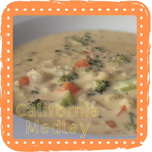 California Medley Soup with Fresh Vegetables - Eleanor Francis Traditions